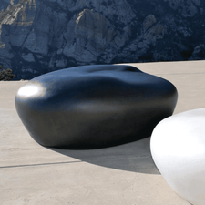 Cast Stone Pebble Garden Seat | Shopboxhill — Boxhill & Co., LLC