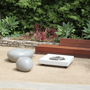 Cast Stone Pebble Garden Seat | Shopboxhill — Boxhill & Co., LLC