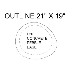 Cast Stone Pebble Garden Seat | Shopboxhill — Boxhill & Co., LLC