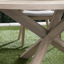 Boca Round Dining Table with Lazy Susan Option | SHOPBOXHILL — Boxhill & Co., LLC